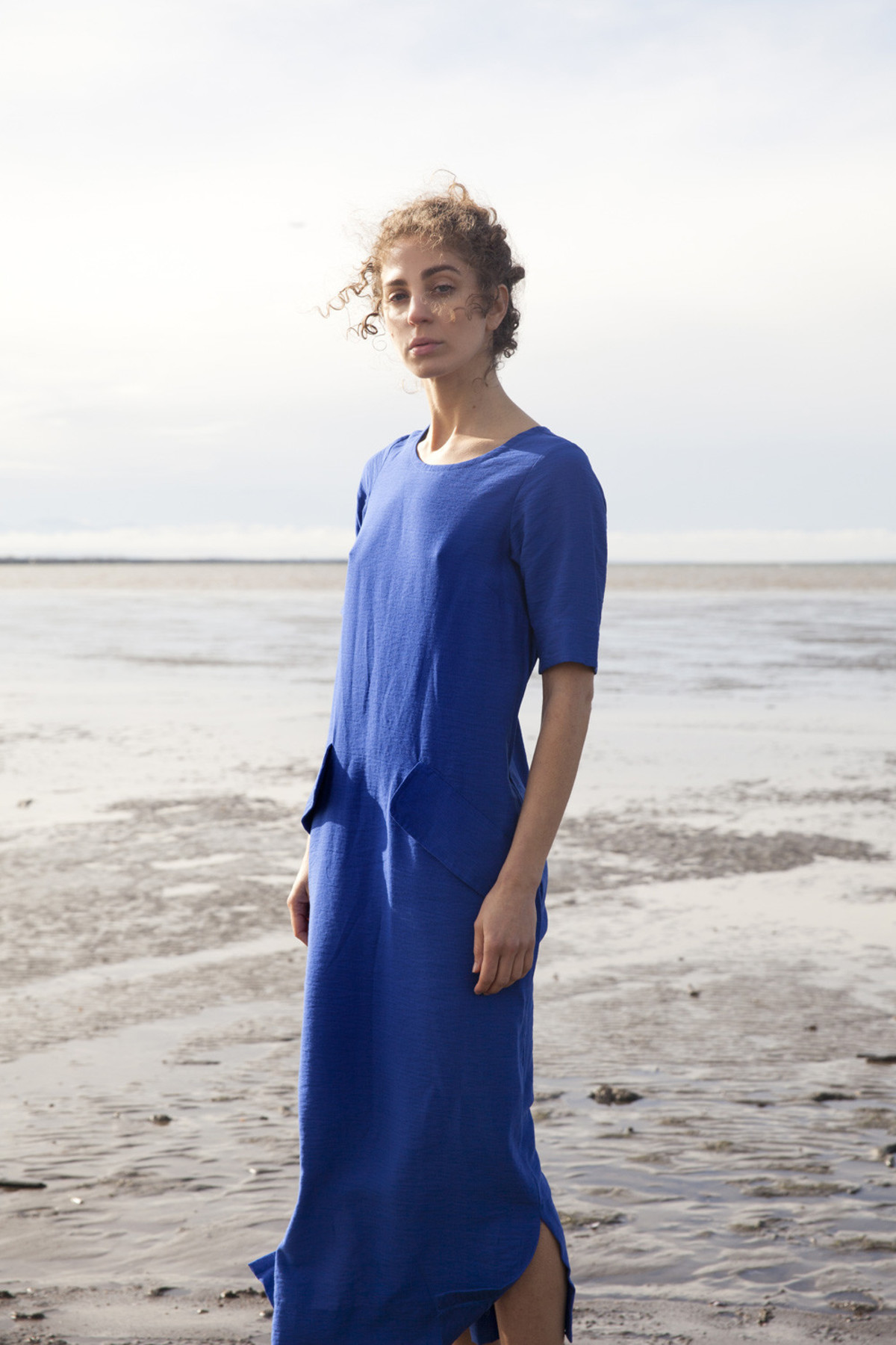 SUNJA LINK FLAP PATCH POCKET DRESS | Garmentory