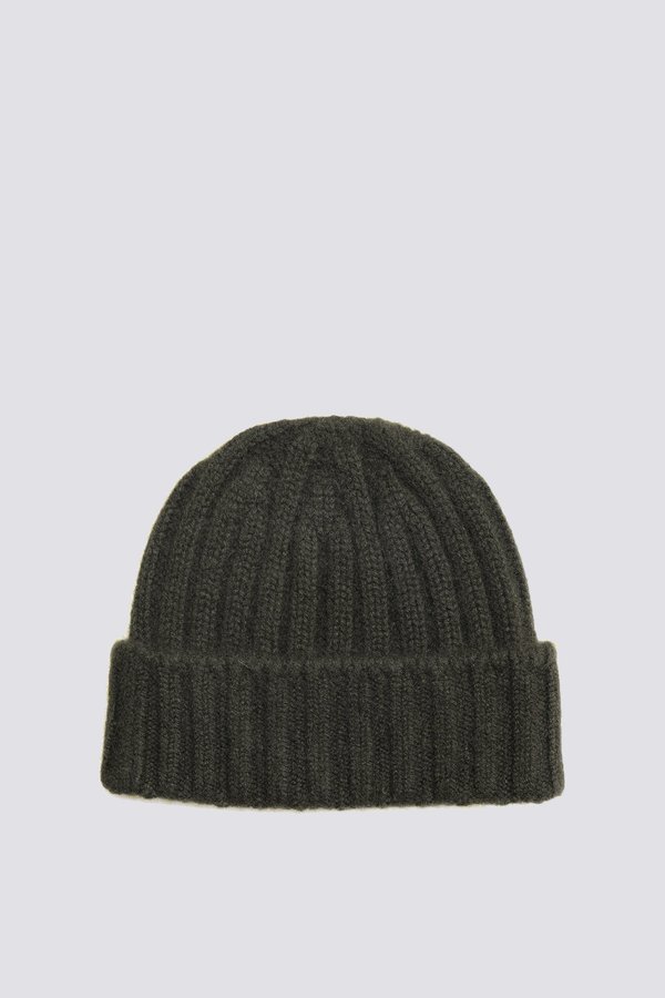 Câbleami Cashmere Rib Beanie - Gray | Garmentory