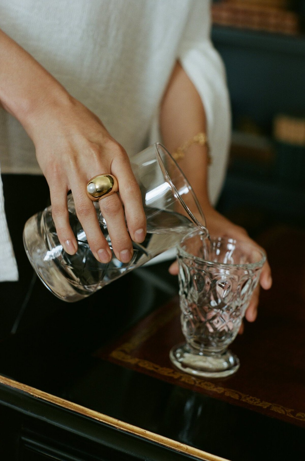 Leigh Miller Pearl Roller Ring - Sterling Silver | Garmentory