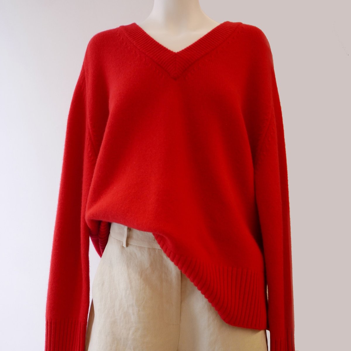 Extreme Cashmere Vital Sweater - Red | Garmentory