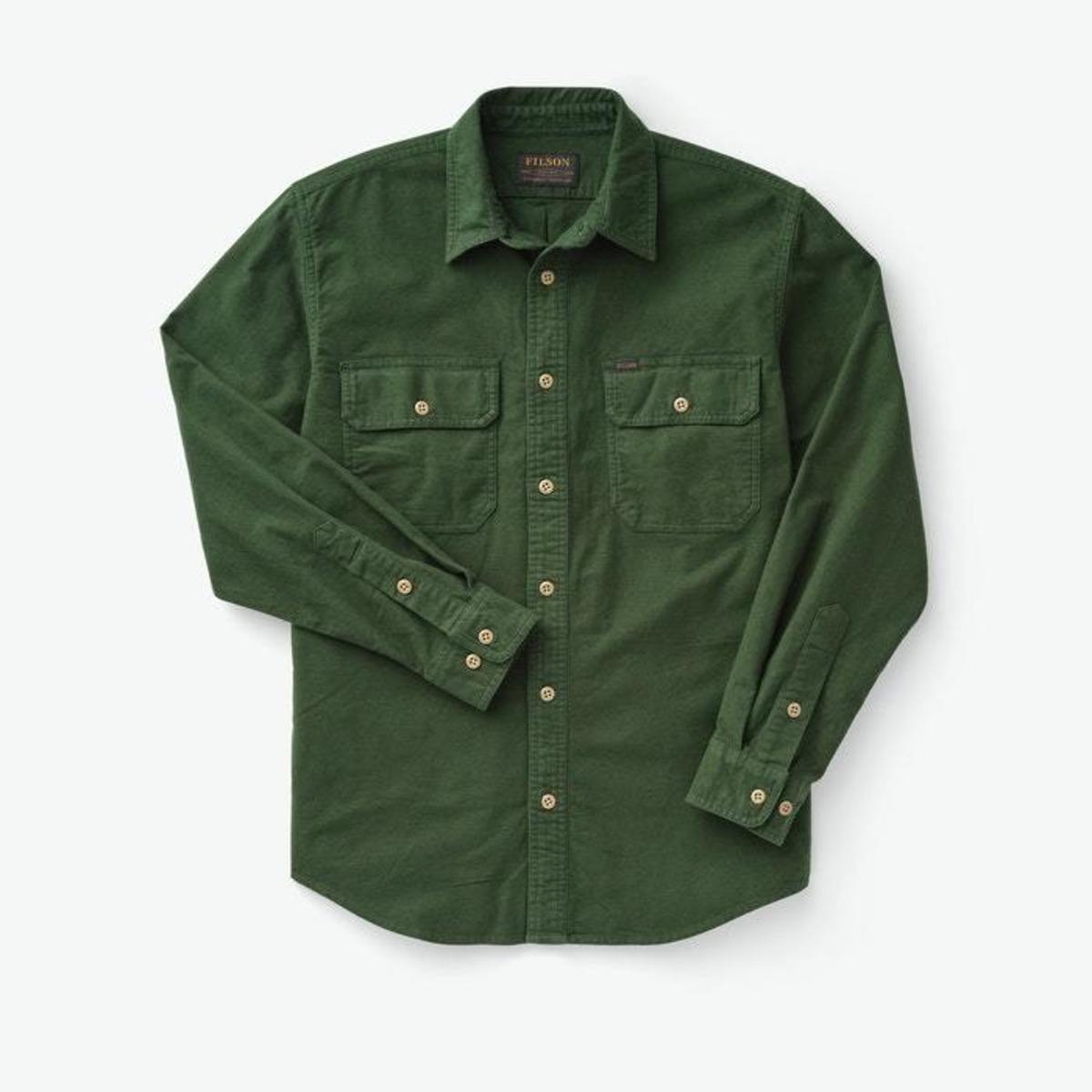 Filson Field Flannel Shirt - Dark Moss | Garmentory