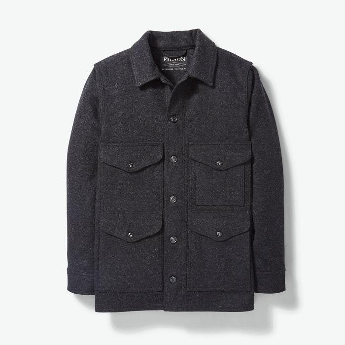 Filson Mackinaw Wool Cruiser Jacket - Charcoal | Garmentory