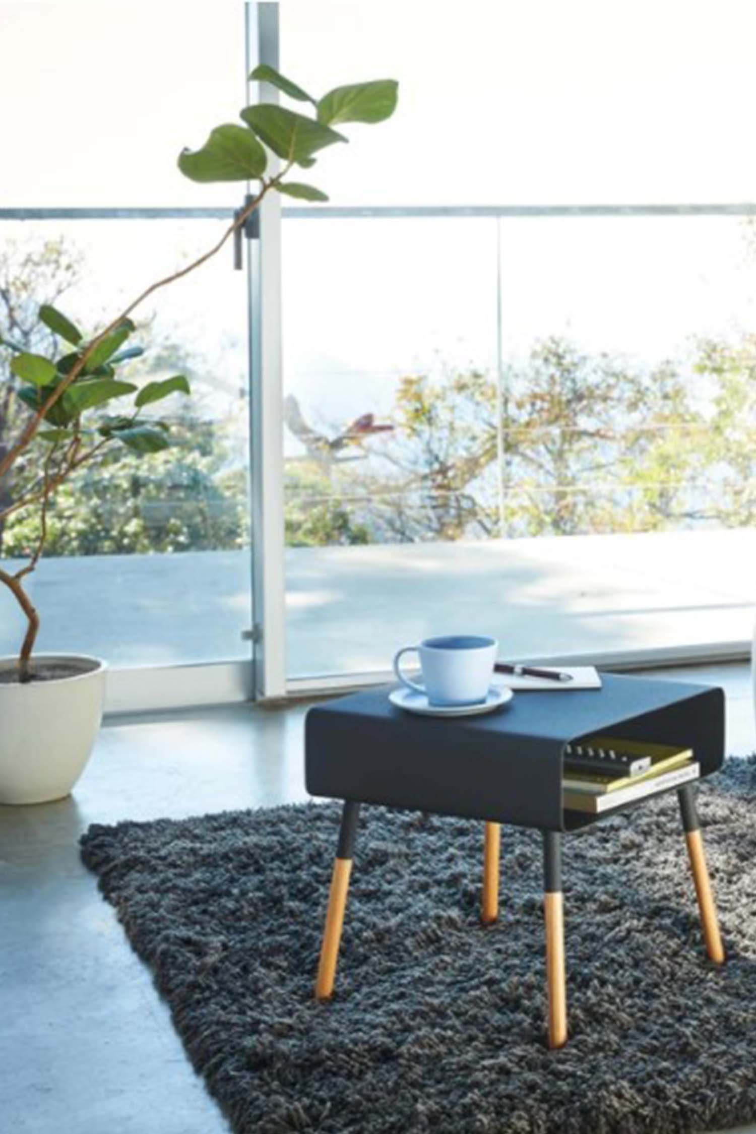 14-inch Short Storage Table - Black | Garmentory