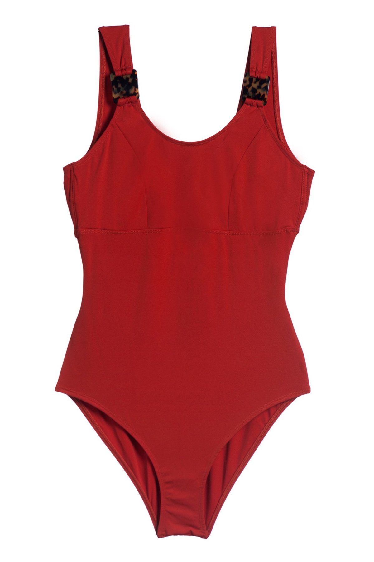 Else Mare Hidden Underwire Scoop Neck One Piece Suit - Paprika | Garmentory