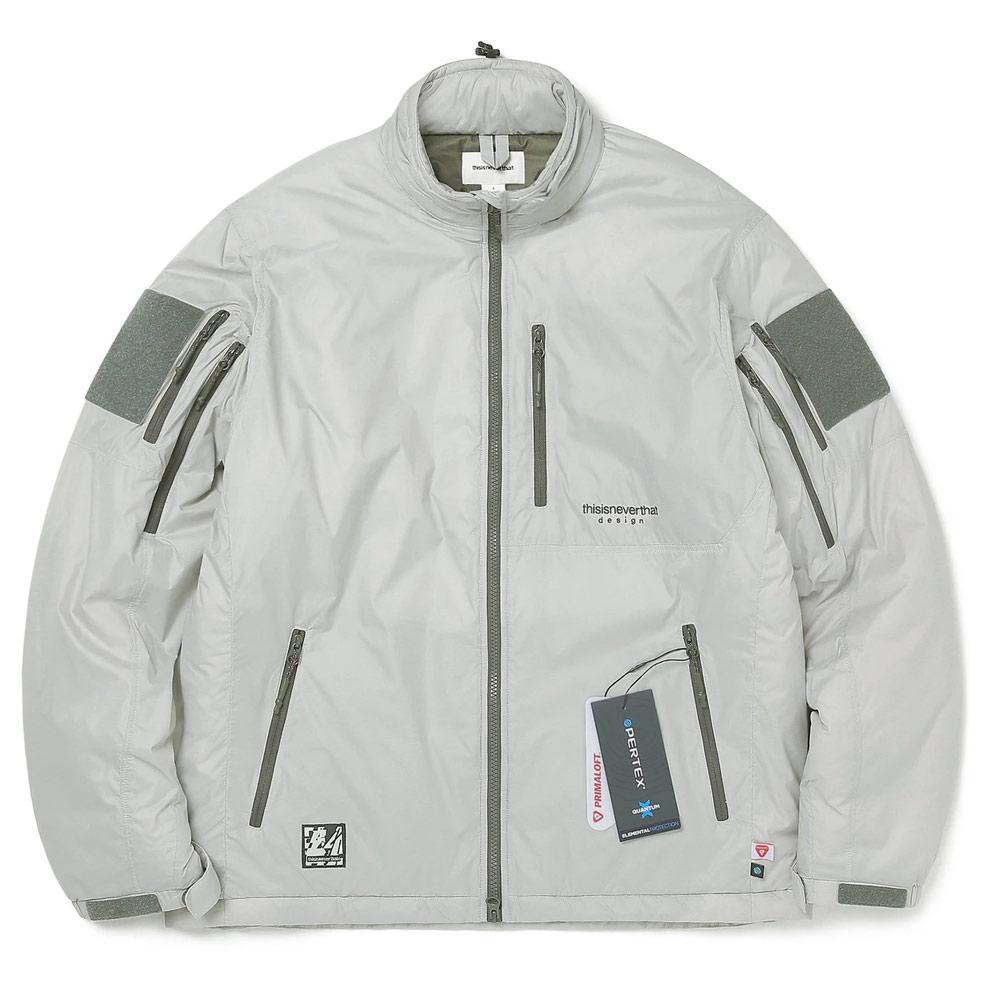 ThisIsNeverThat Insulated PCU Jacket - Grey | Garmentory