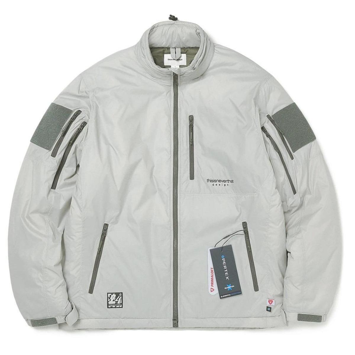 ThisIsNeverThat Insulated PCU Jacket - Grey | Garmentory