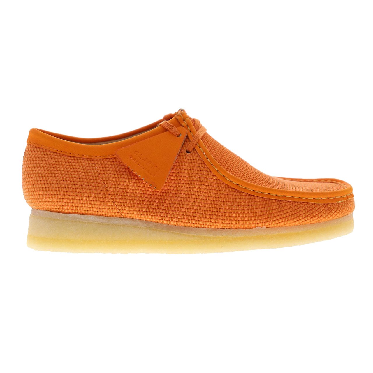 Clarks Originals Wallabee shoes - Orange Textile | Garmentory