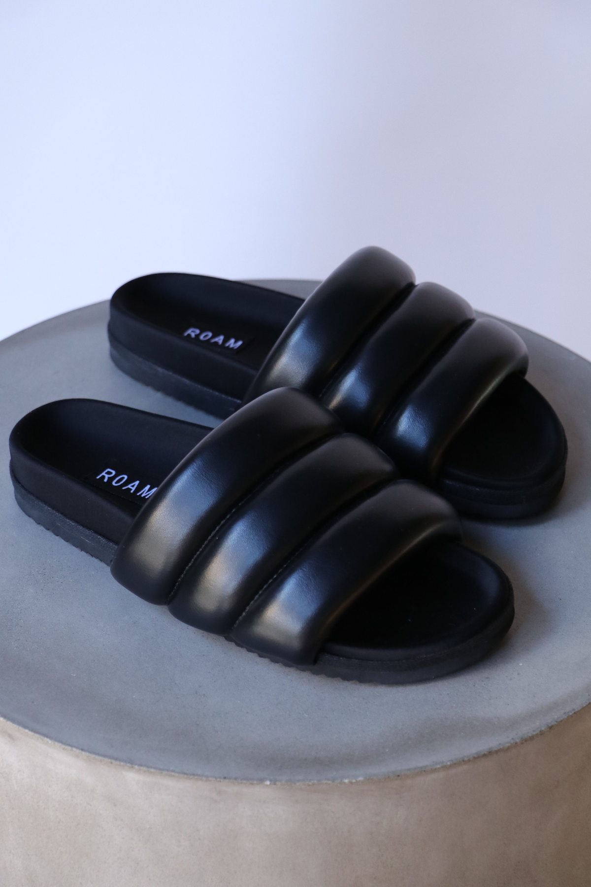 Roam Super Puff Sandals - Black | Garmentory