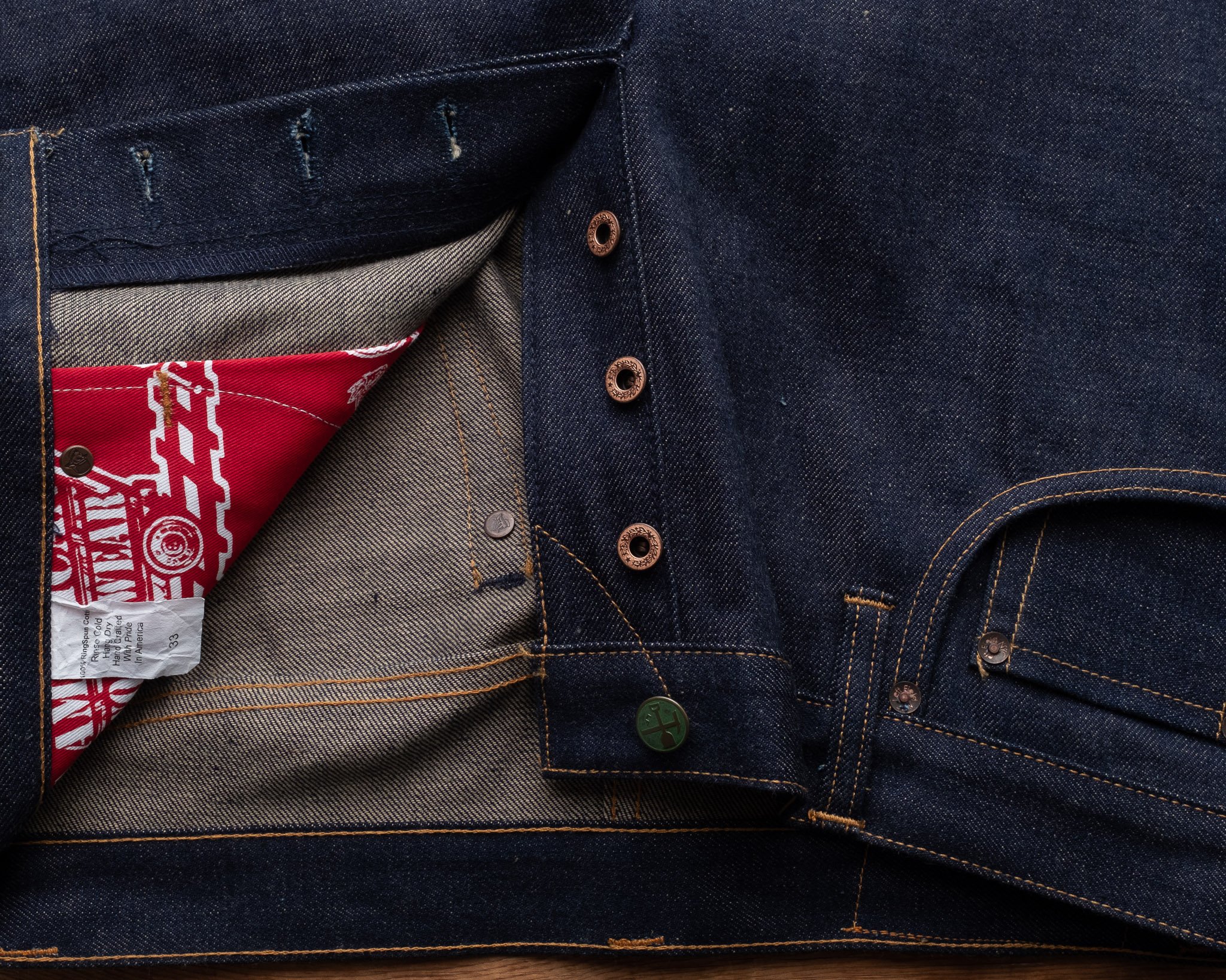 Left Field NYC Greaser Jeans - Collect Mills | Garmentory