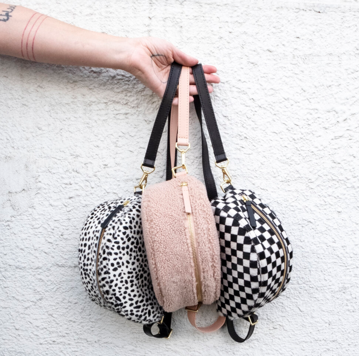 Primecut CHECKERED COWHIDE BUM BAG | Garmentory