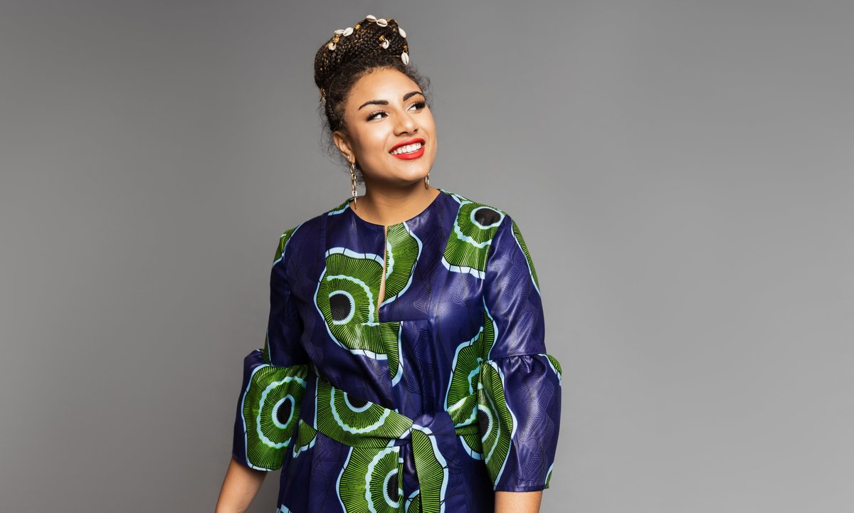 The Oula Company The Shift Dress - Navy Bazin | Garmentory