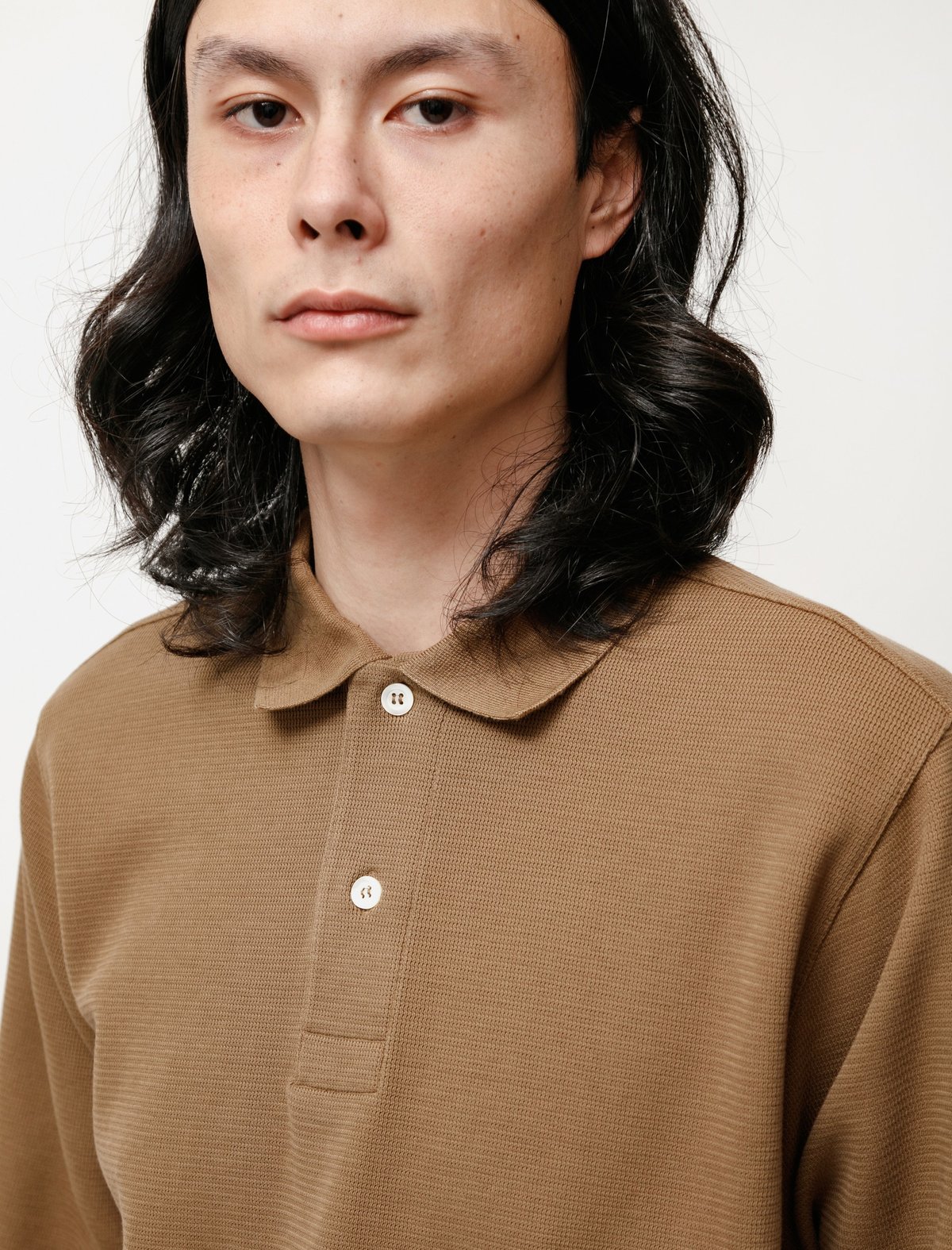 Norse Projects Ruben Texture Polo - Duffle | Garmentory