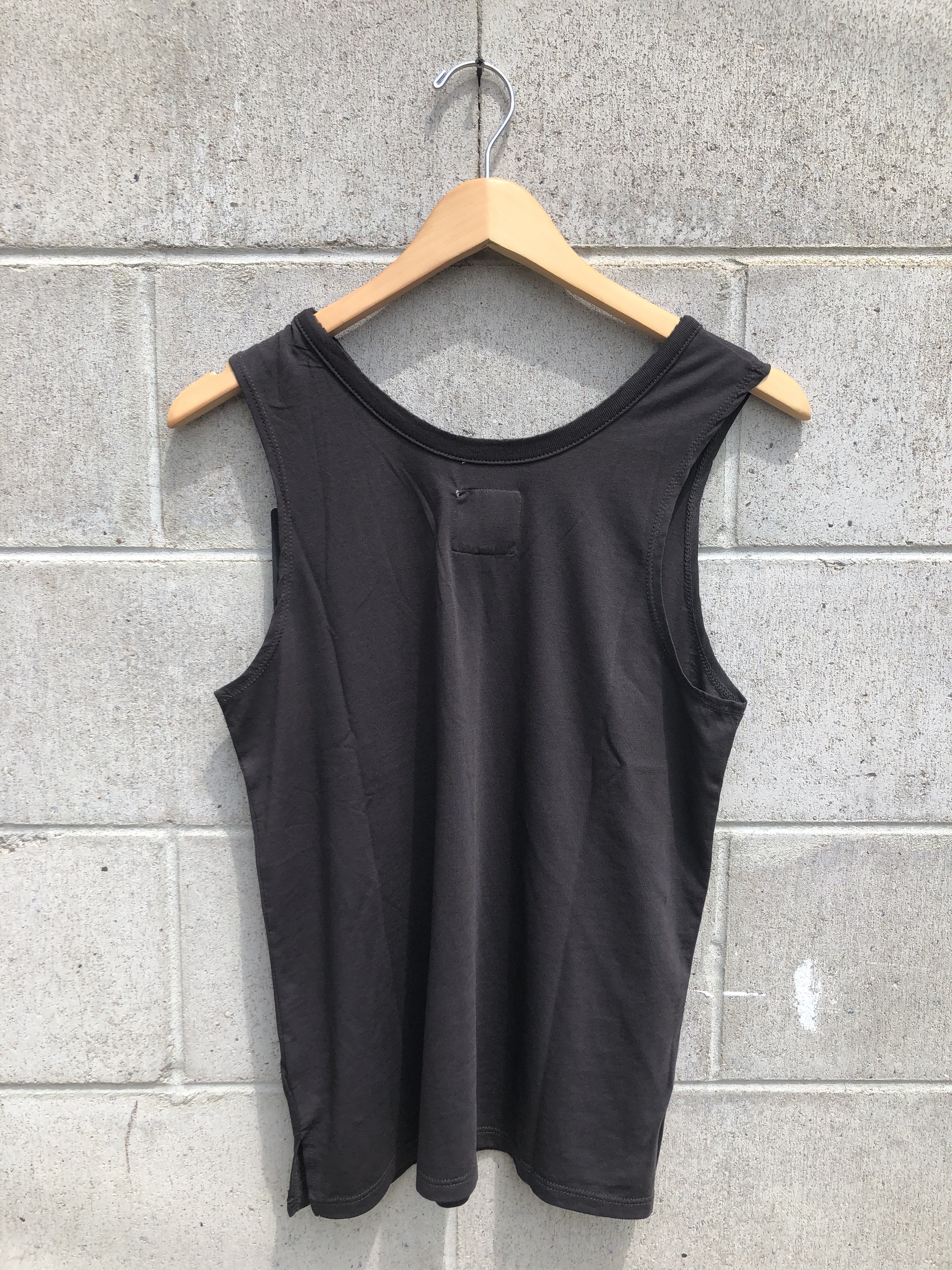 Chaser Side Slit Tank - Black | Garmentory