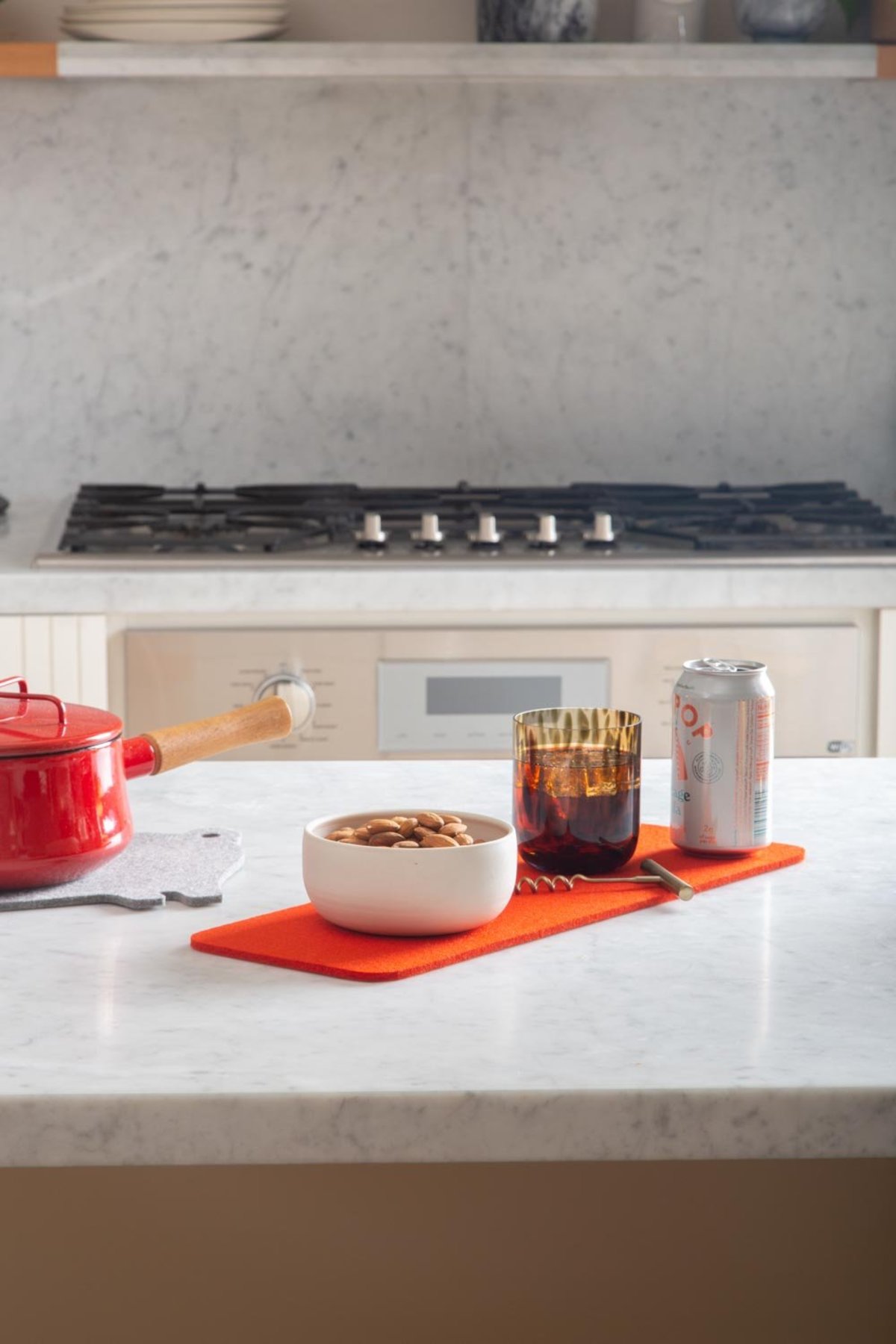 Graf Lantz Table Runner Felt - Red | Garmentory