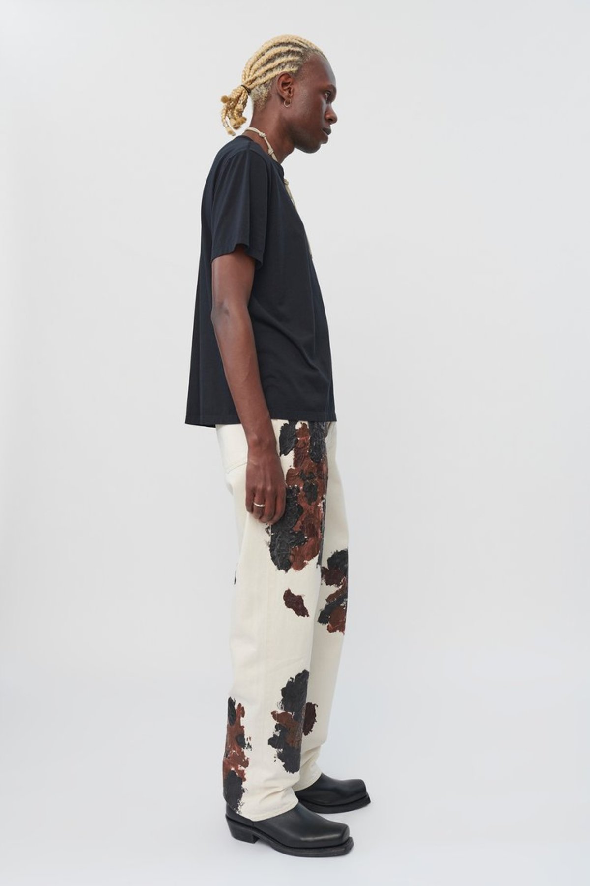 Our Legacy Dirty Denim Formal Cut Jeans - Cracked Color | Garmentory