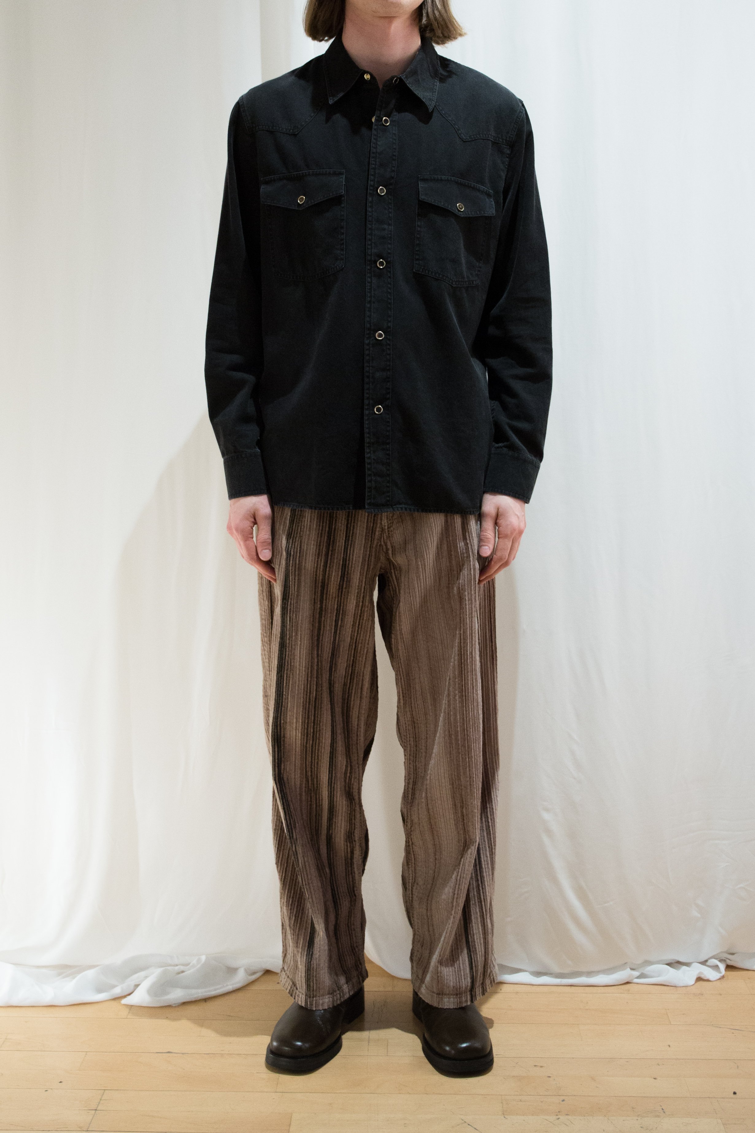 Our Legacy Vast Cord Cut Pants - Hair Stripe | Garmentory