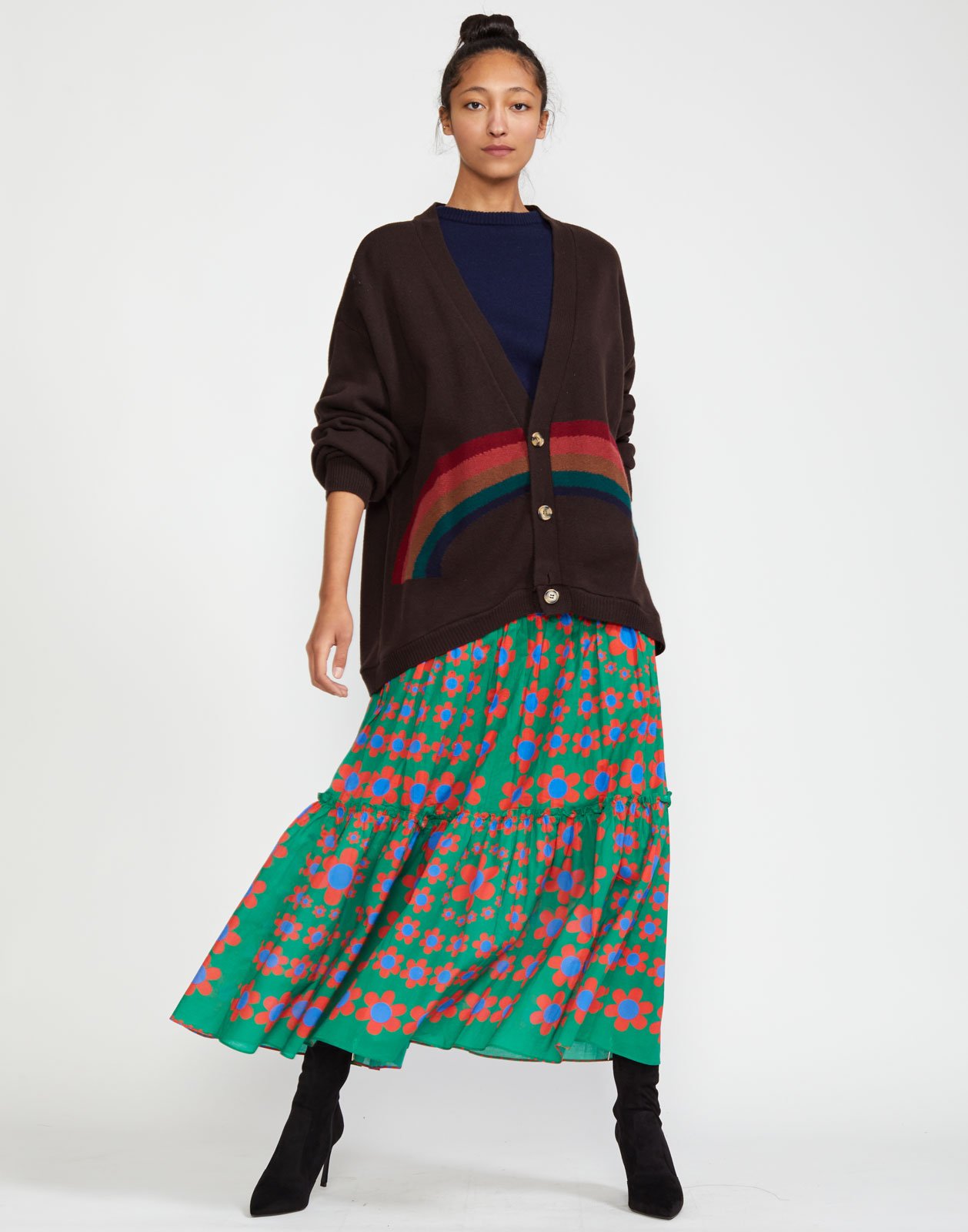 Cynthia Rowley Cameron Cotton Tier Skirt - DSGMT | Garmentory