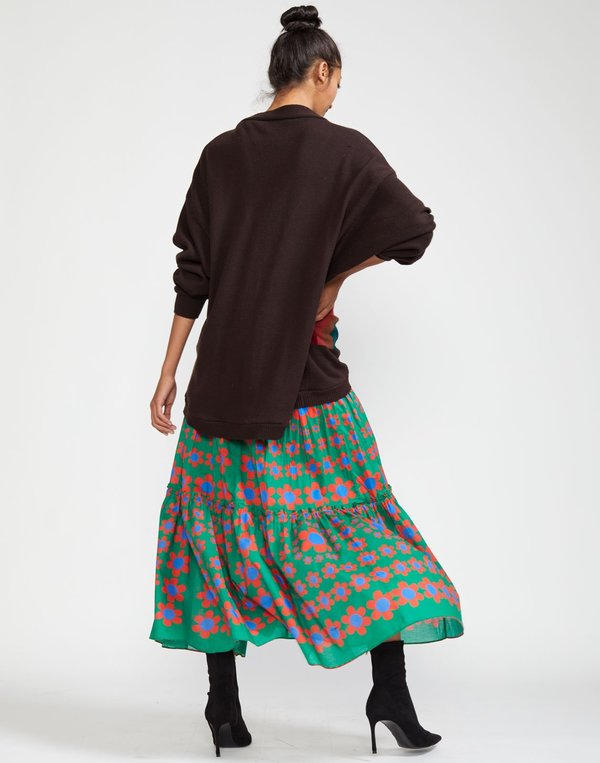 Cynthia Rowley Cameron Cotton Tier Skirt - DSGMT | Garmentory