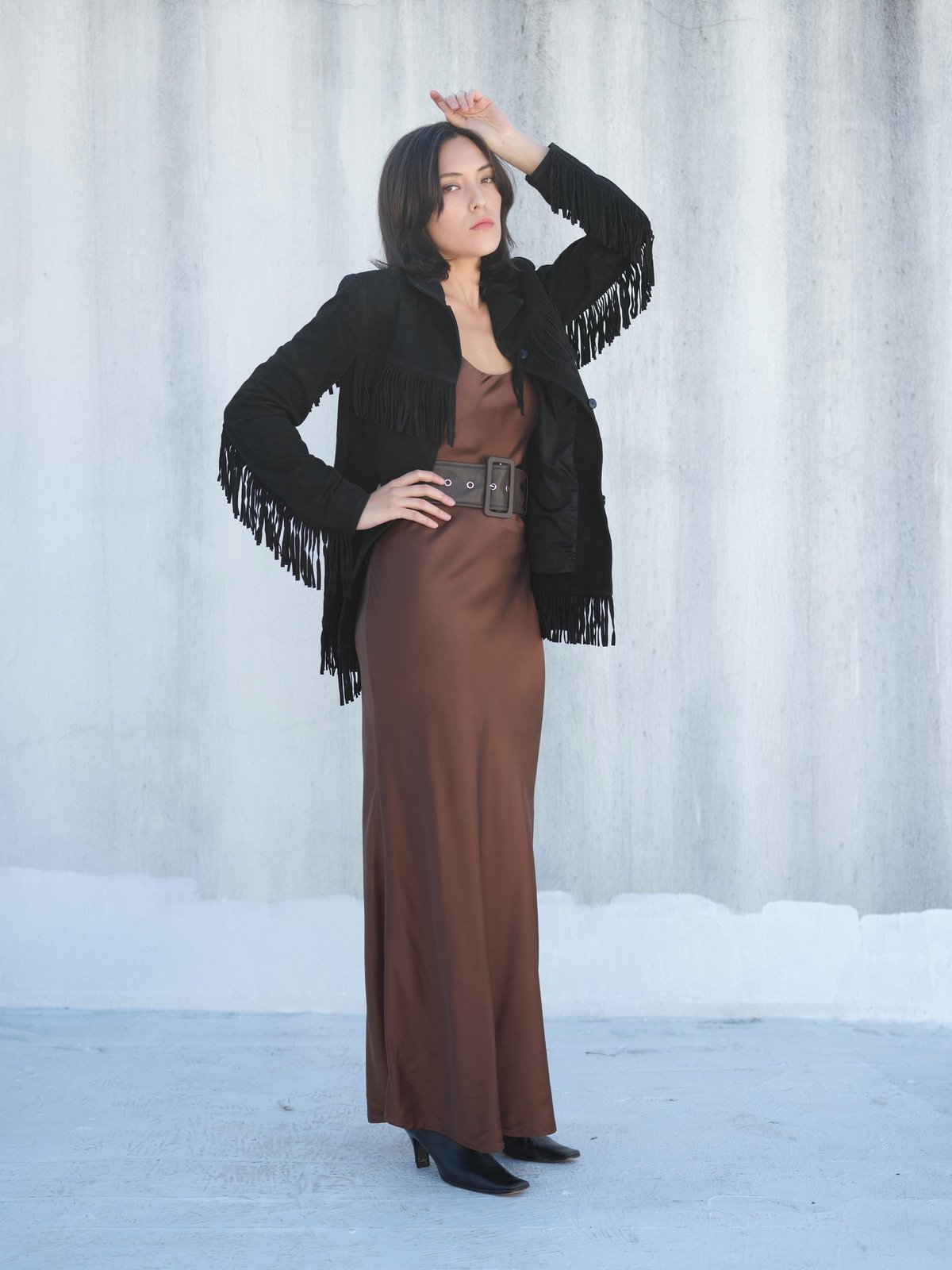 Veda Fringe Suede Jacket | Garmentory