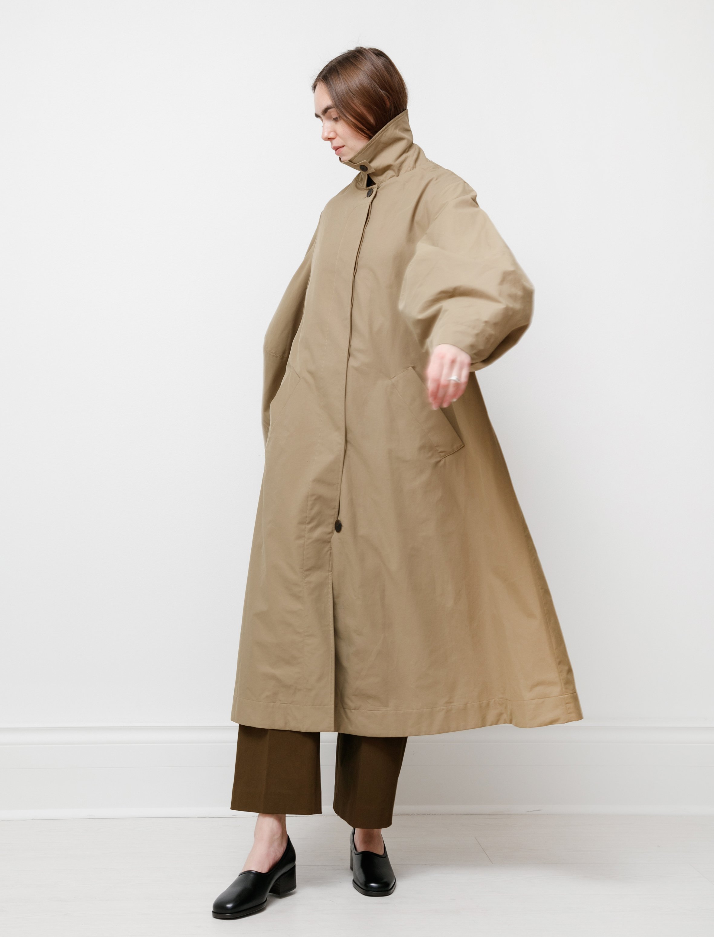 Studio Nicholson Tadao Coat - Almond | Garmentory