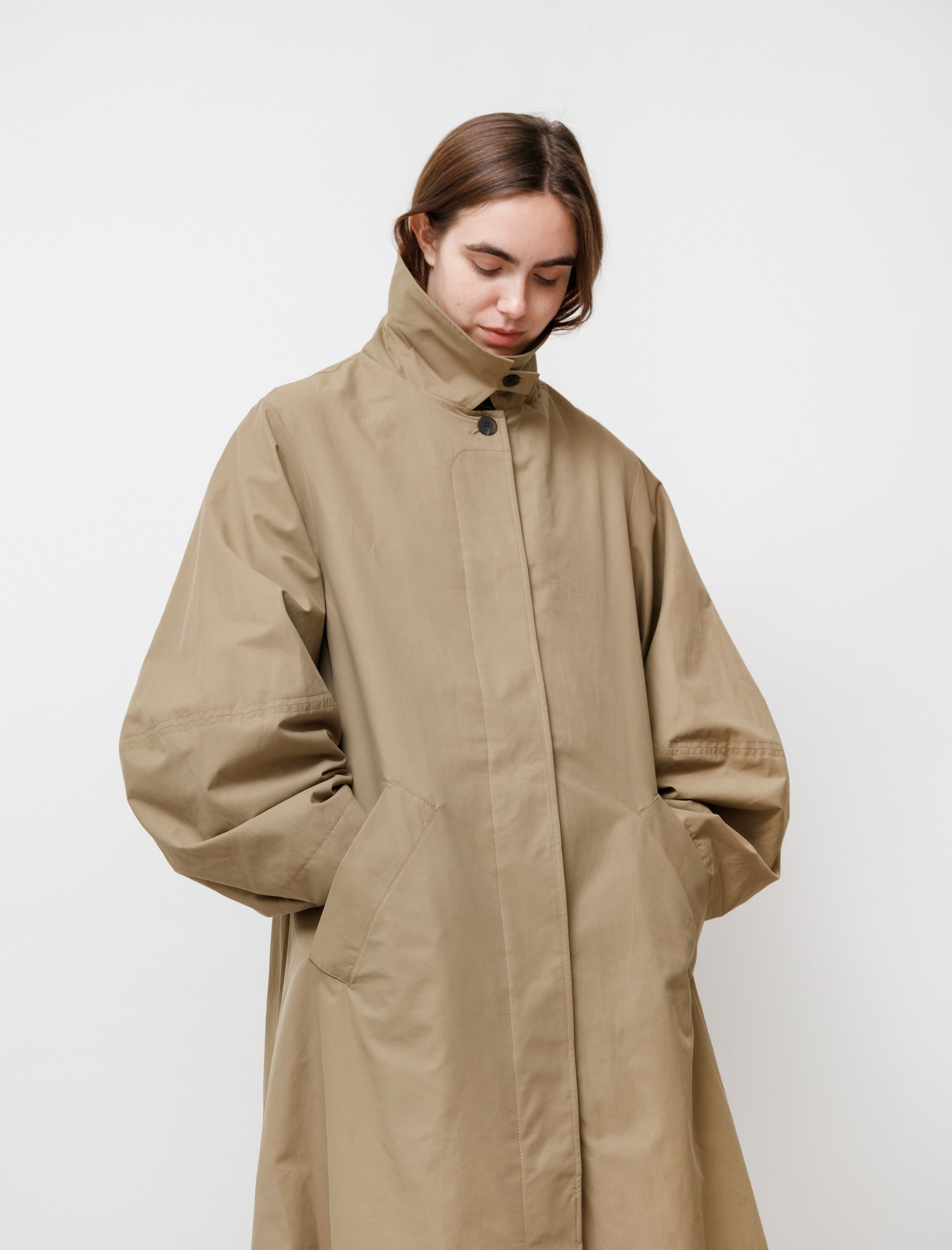 Studio Nicholson Tadao Coat - Almond | Garmentory