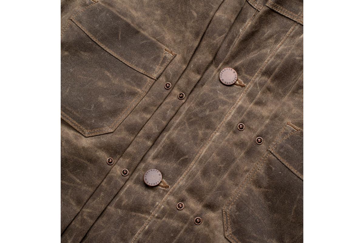 Freenote Cloth Riders Jacket Waxed Canvas Oak | Garmentory