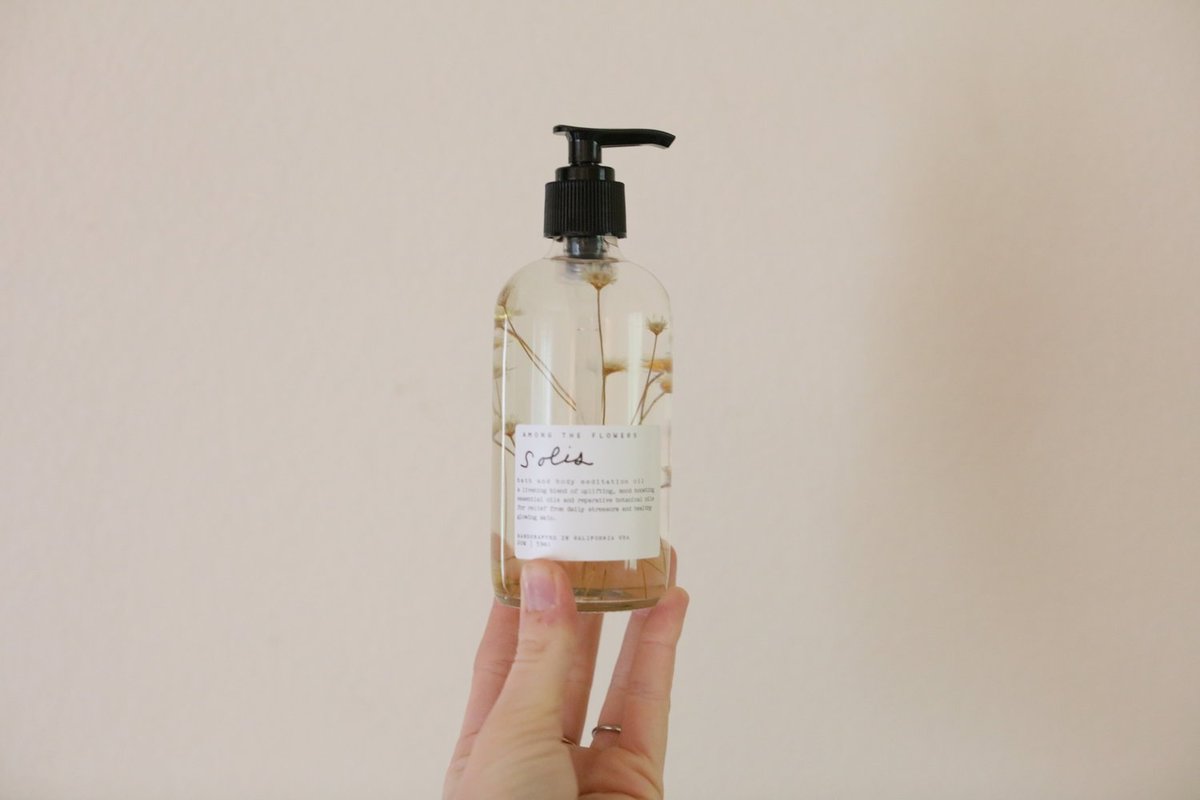 AMONG THE FLOWERS Bath and Body Oil solis 4oz - bergamot | Garmentory