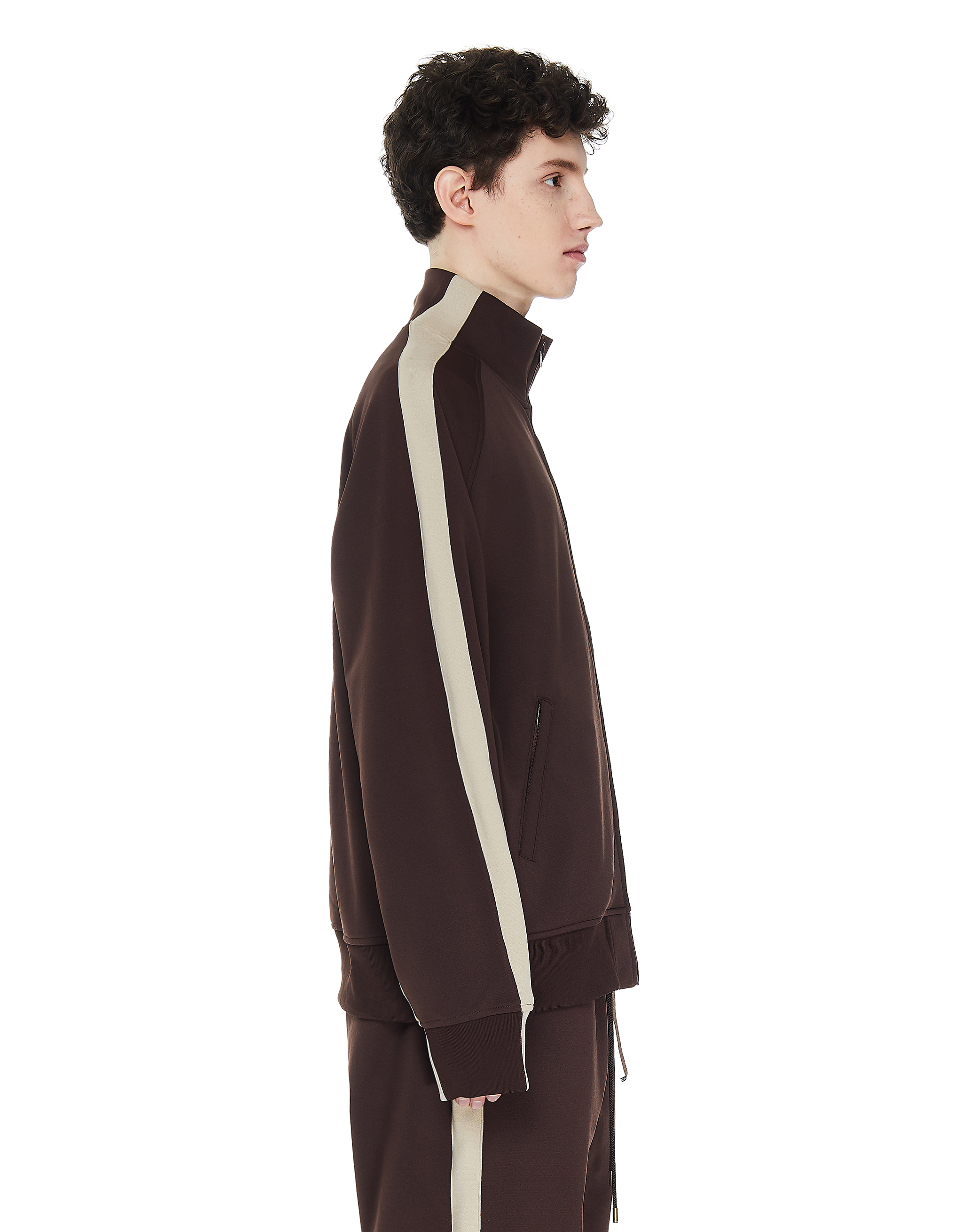 Mastermind WORLD Brown Logo Track Jacket | Garmentory