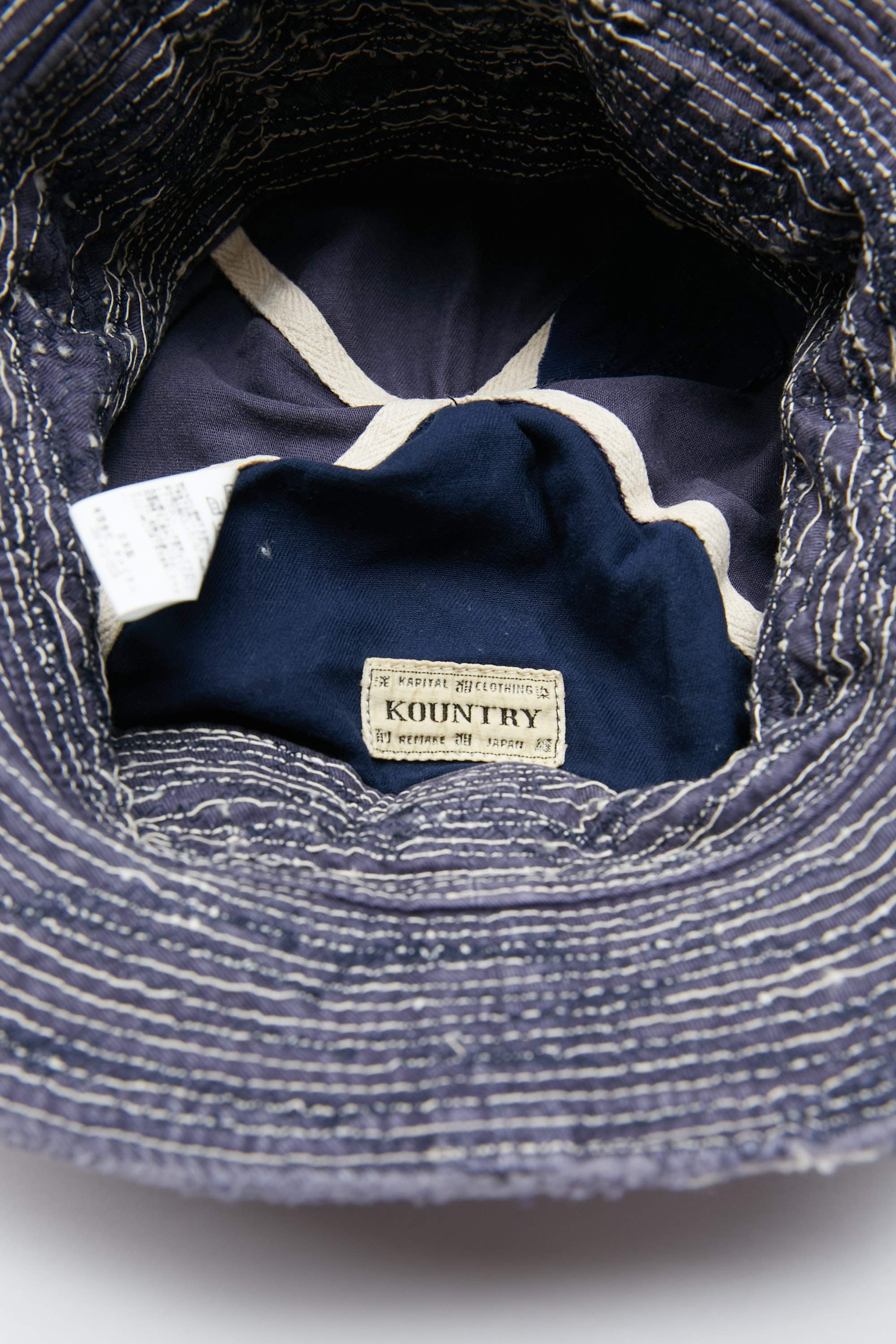 Kapital Chino The Old Man And The Sea Crash Remake Hat - Navy | Garmentory