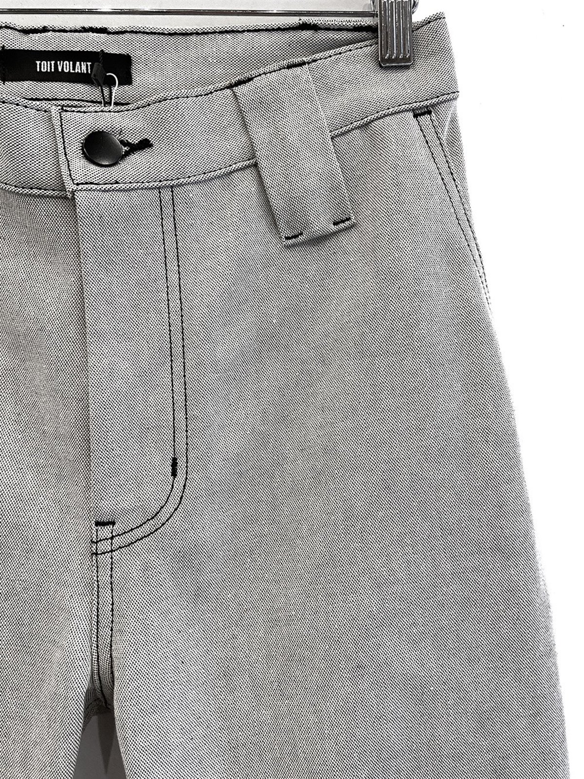 Toit Volant Diego Denim Pants - Salt and Pepper | Garmentory