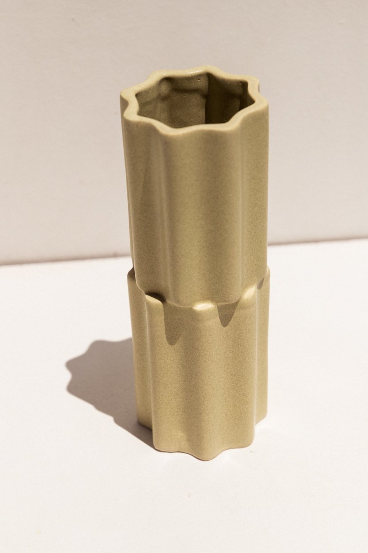 Ella Reweti Tilde Stacked Vase - Wheat | Garmentory