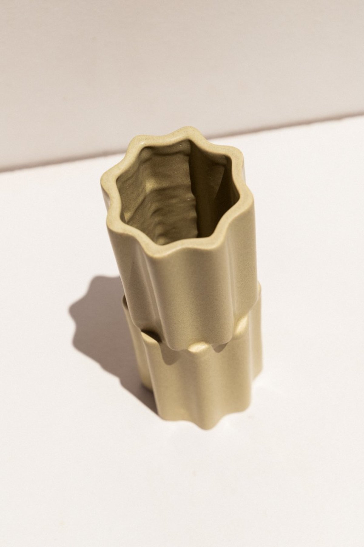 Ella Reweti Tilde Stacked Vase - Wheat | Garmentory