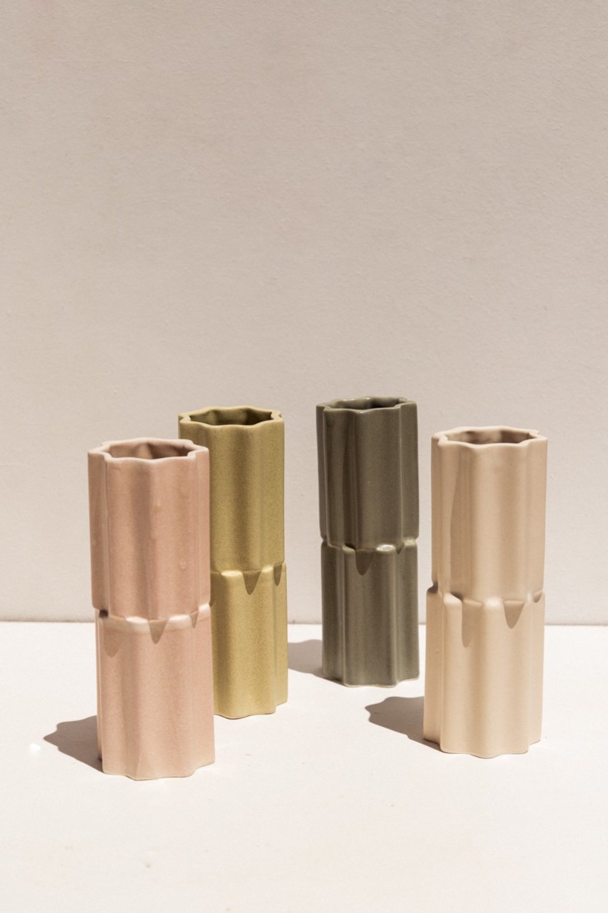 Ella Reweti Tilde Stacked Vase - Wheat | Garmentory