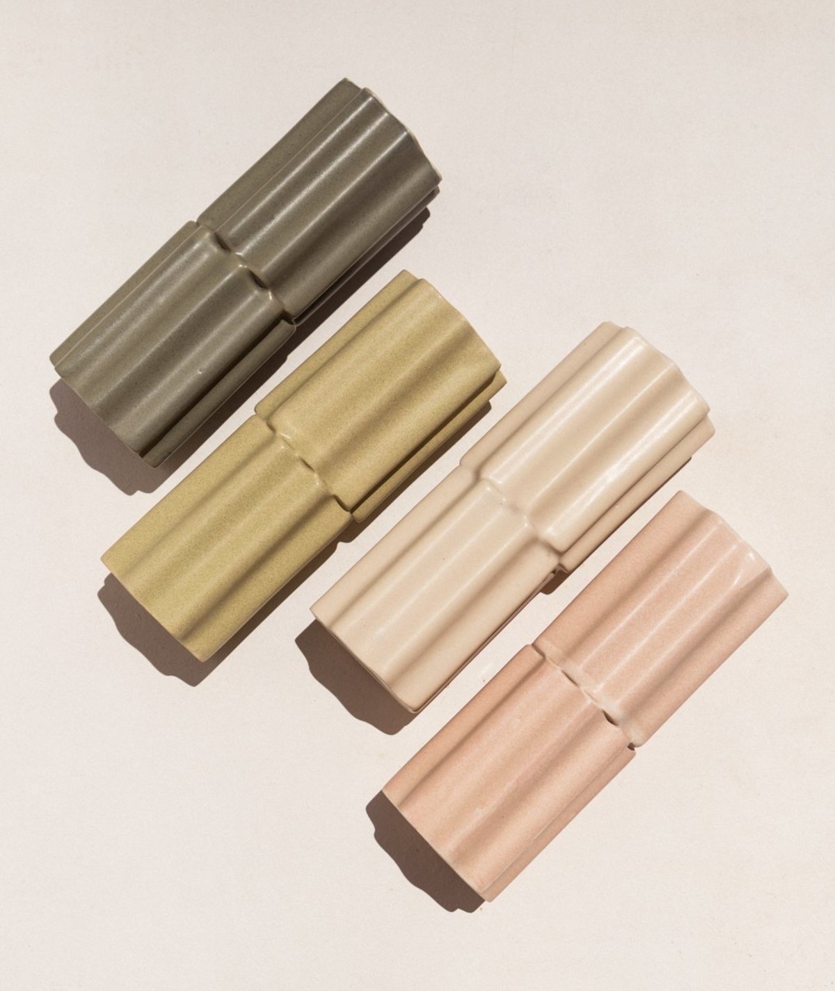 Ella Reweti Tilde Stacked Vase - Wheat | Garmentory