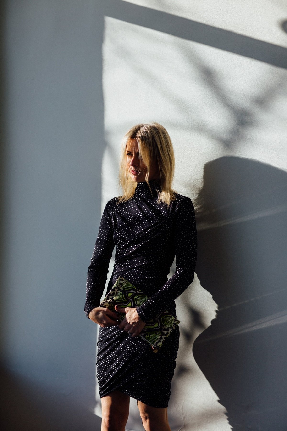 Rag & Bone Koda Long Sleeve Dress - Black/White | Garmentory