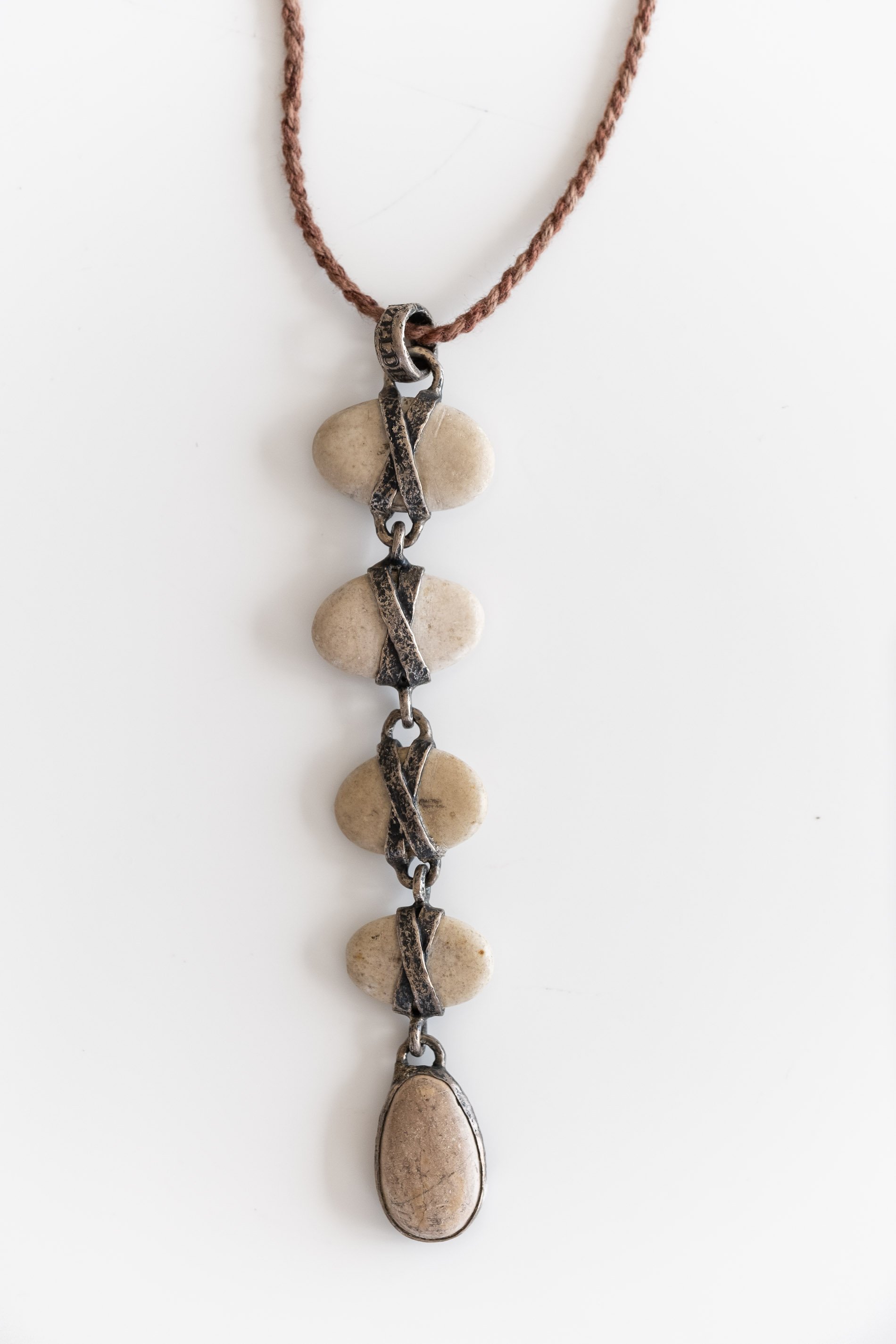 Lou Zeldis 6 Drop Pebble Pendant Necklace | Garmentory