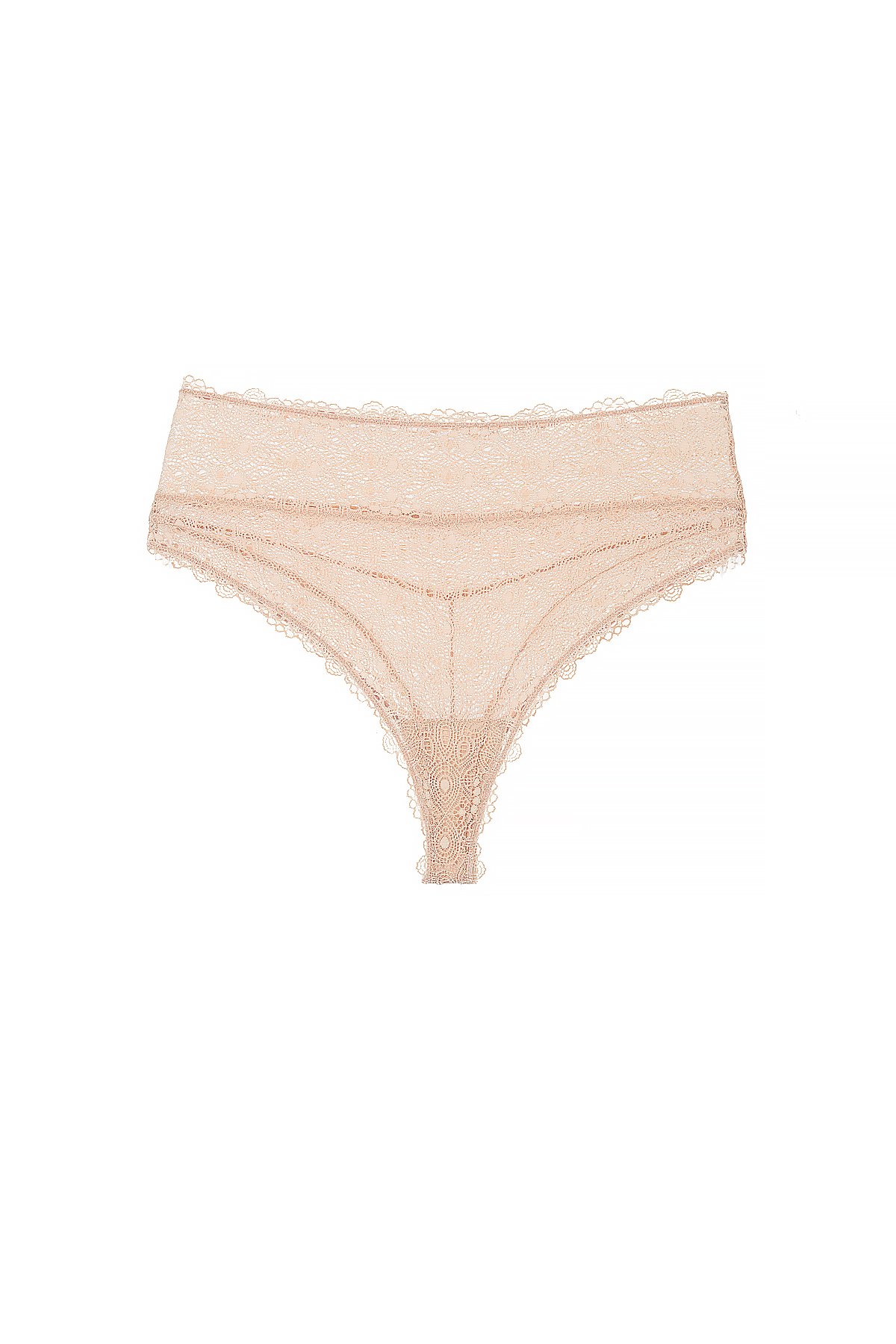 Else Flora High Waisted Thong - Bisque | Garmentory