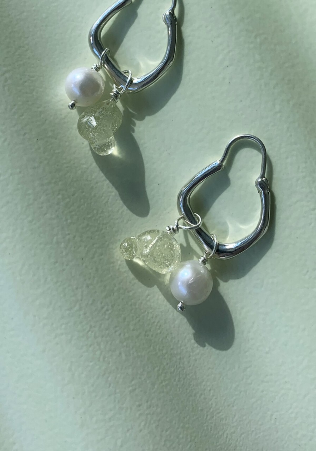 Leigh Miller Charmed Hoops - Silver | Garmentory