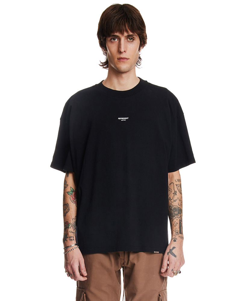 REPRESENT Embroidered T-shirt - black | Garmentory
