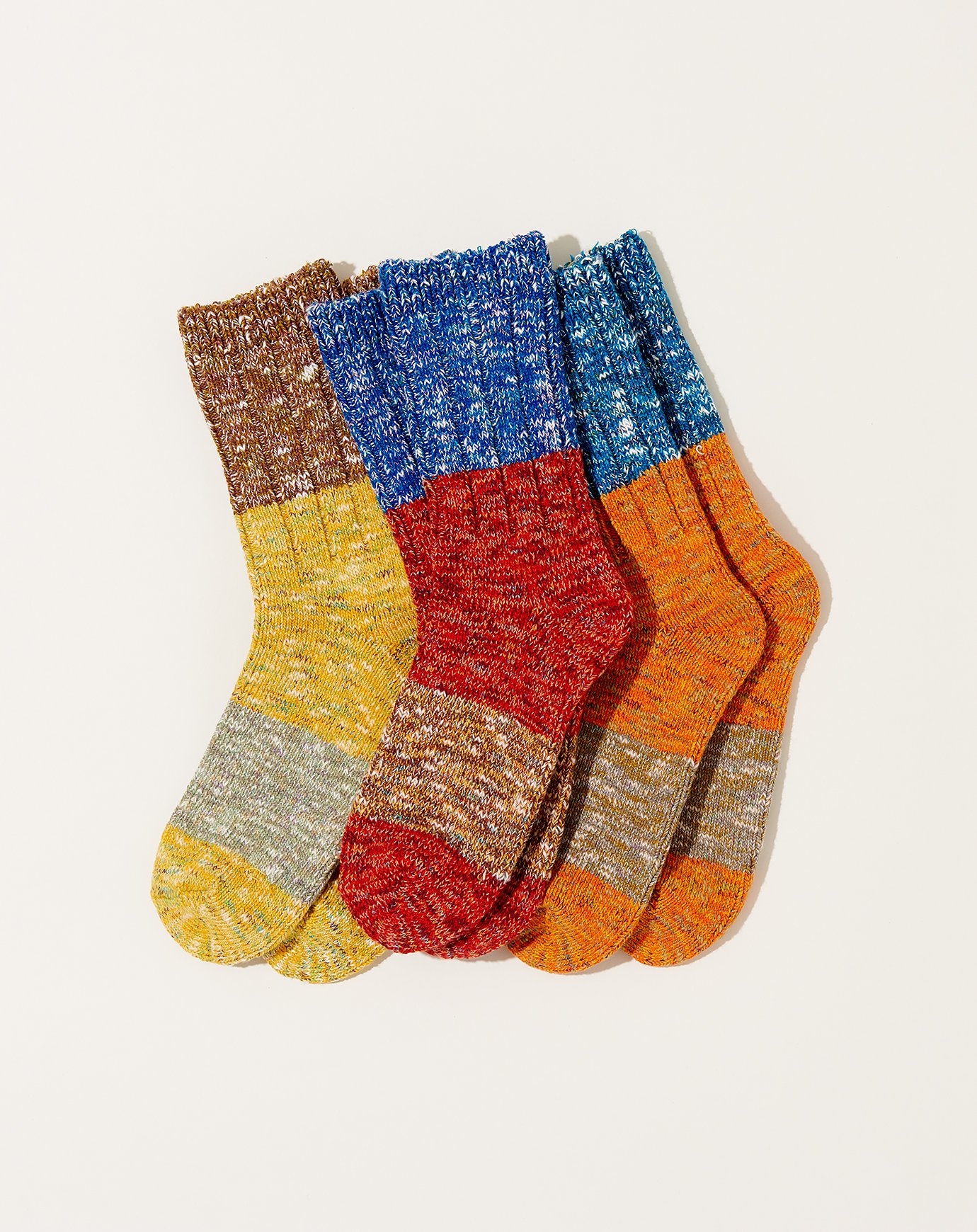 56 Yarns Gogh Stretch Socks in Red | Garmentory