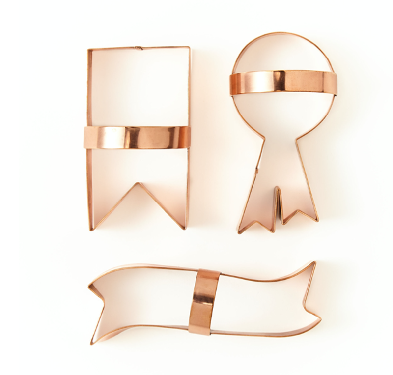 Sir/Madam Ribbon Cookie Cutters - copper - Great Gifts Club