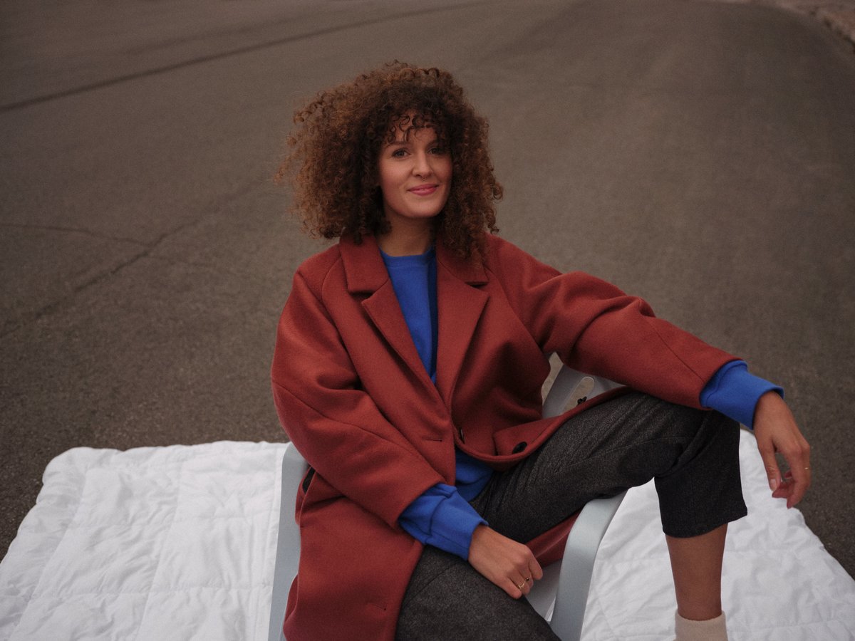 Odeyalo Elena Wool Coat - Brick | Garmentory