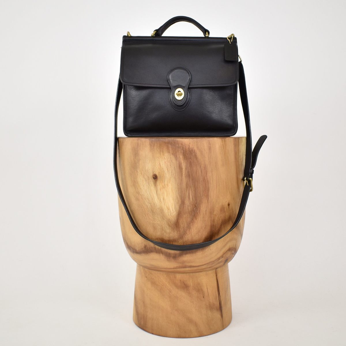 Vintage Coach Station Bag - Black | Garmentory