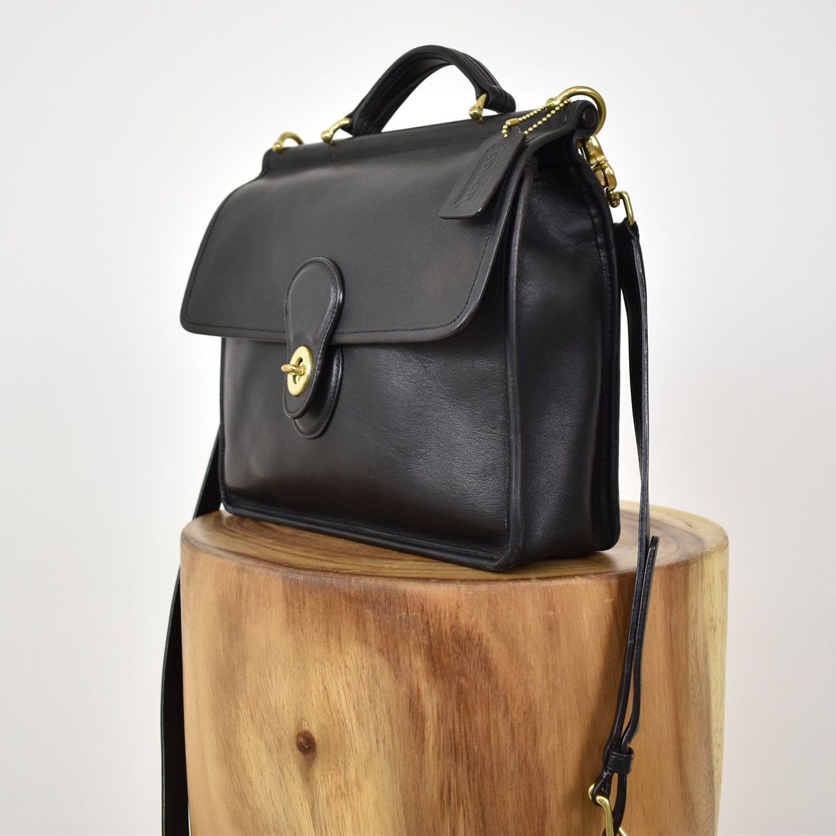 Vintage Coach Station Bag - Black | Garmentory
