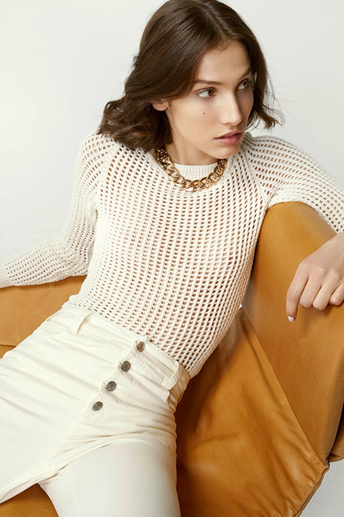 A.L.C. Arliss Top - Cream | Garmentory