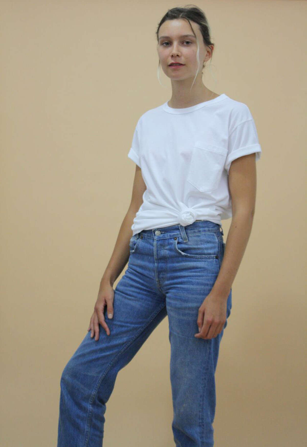 Calder Blake Jaq Tee in White | Garmentory