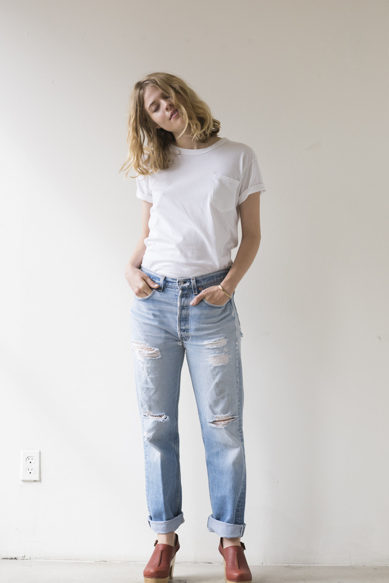 Calder Blake Jaq Tee in White | Garmentory