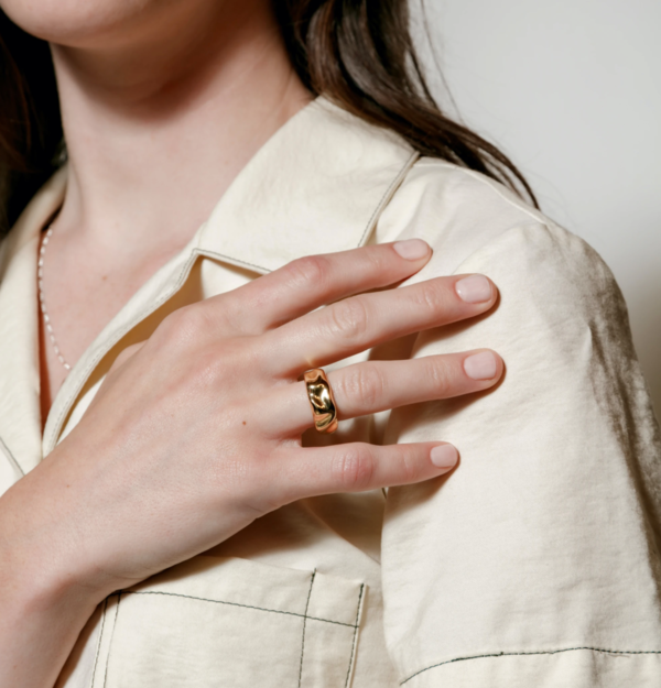 Wolf Circus Aida Ring - 14k gold-plated | Garmentory