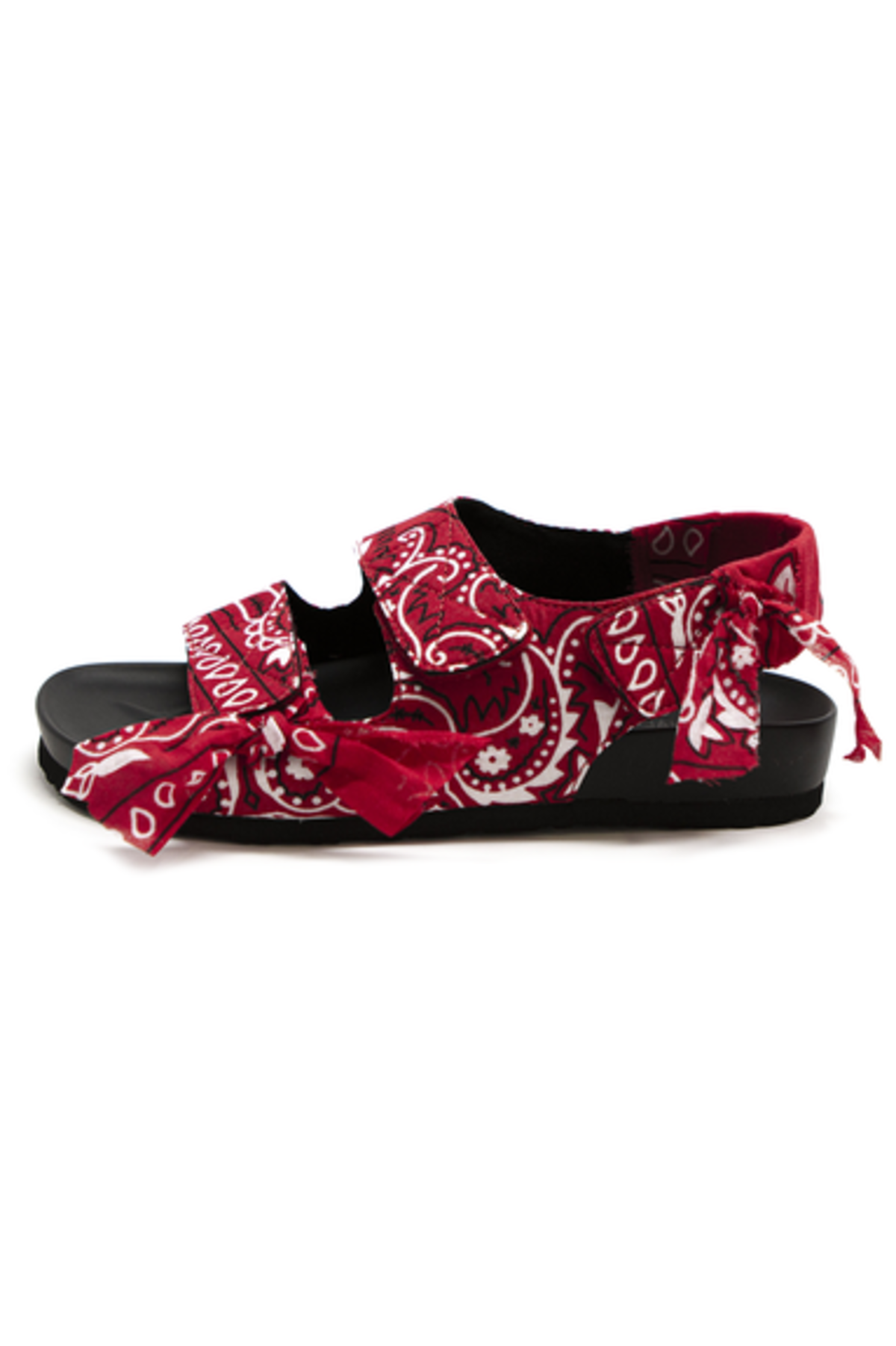 Arizona Love Aapache Bandana Sandals - APACHE RED BANDANA | Garmentory