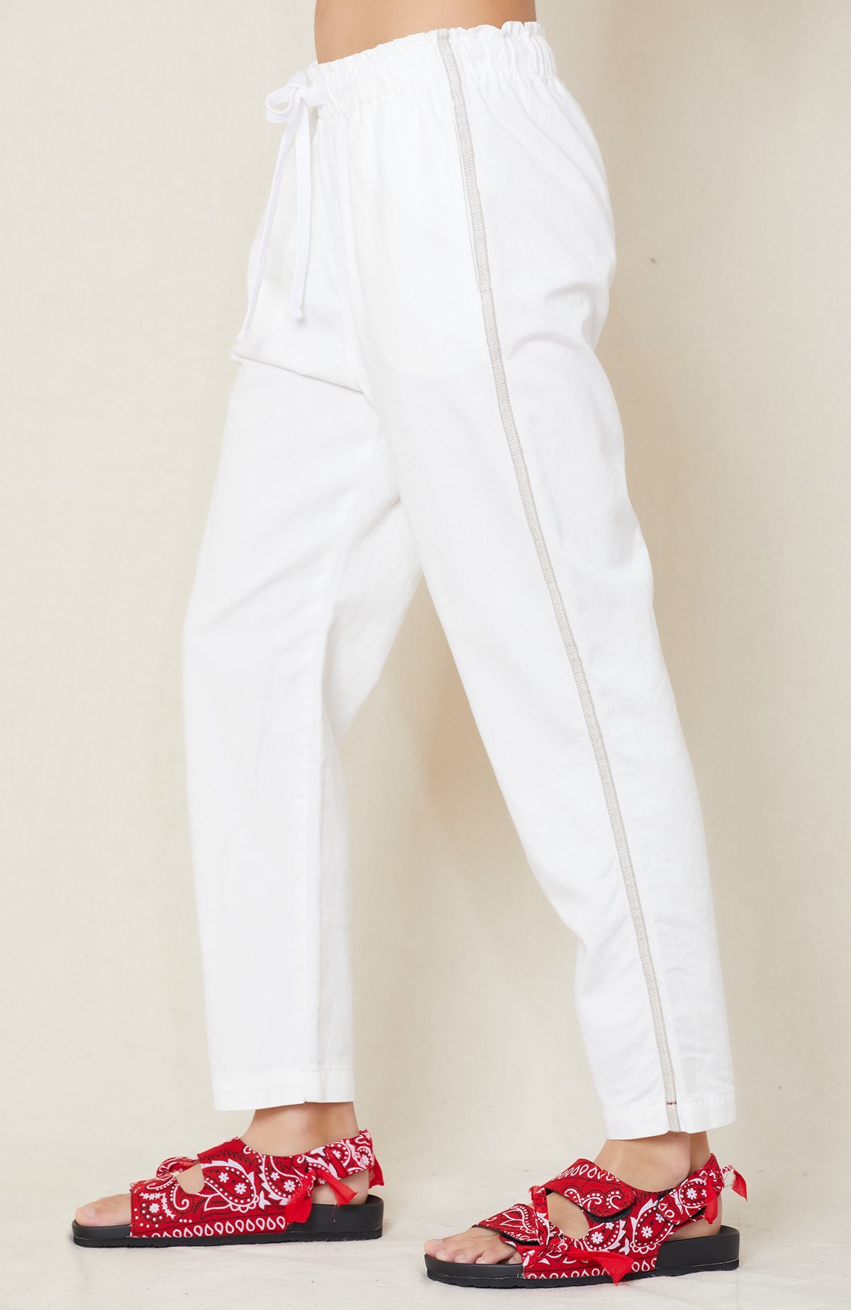 Arizona Love Aapache Bandana Sandals - APACHE RED BANDANA | Garmentory